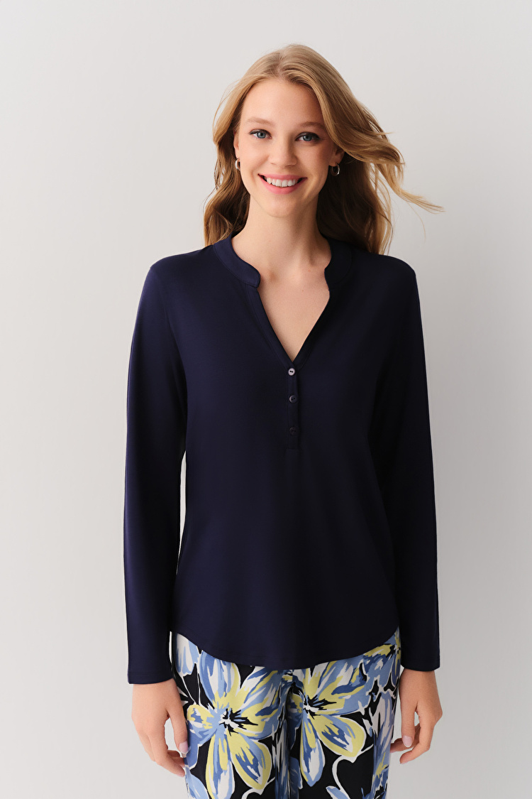 Çiçek Desenli Grace Pijama Takımı | SUWEN