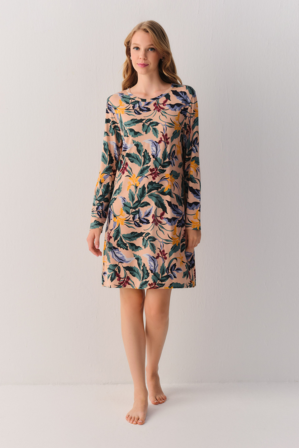 Çiçek Desenli Sleeping Romance Günlük Elbise | SUWEN